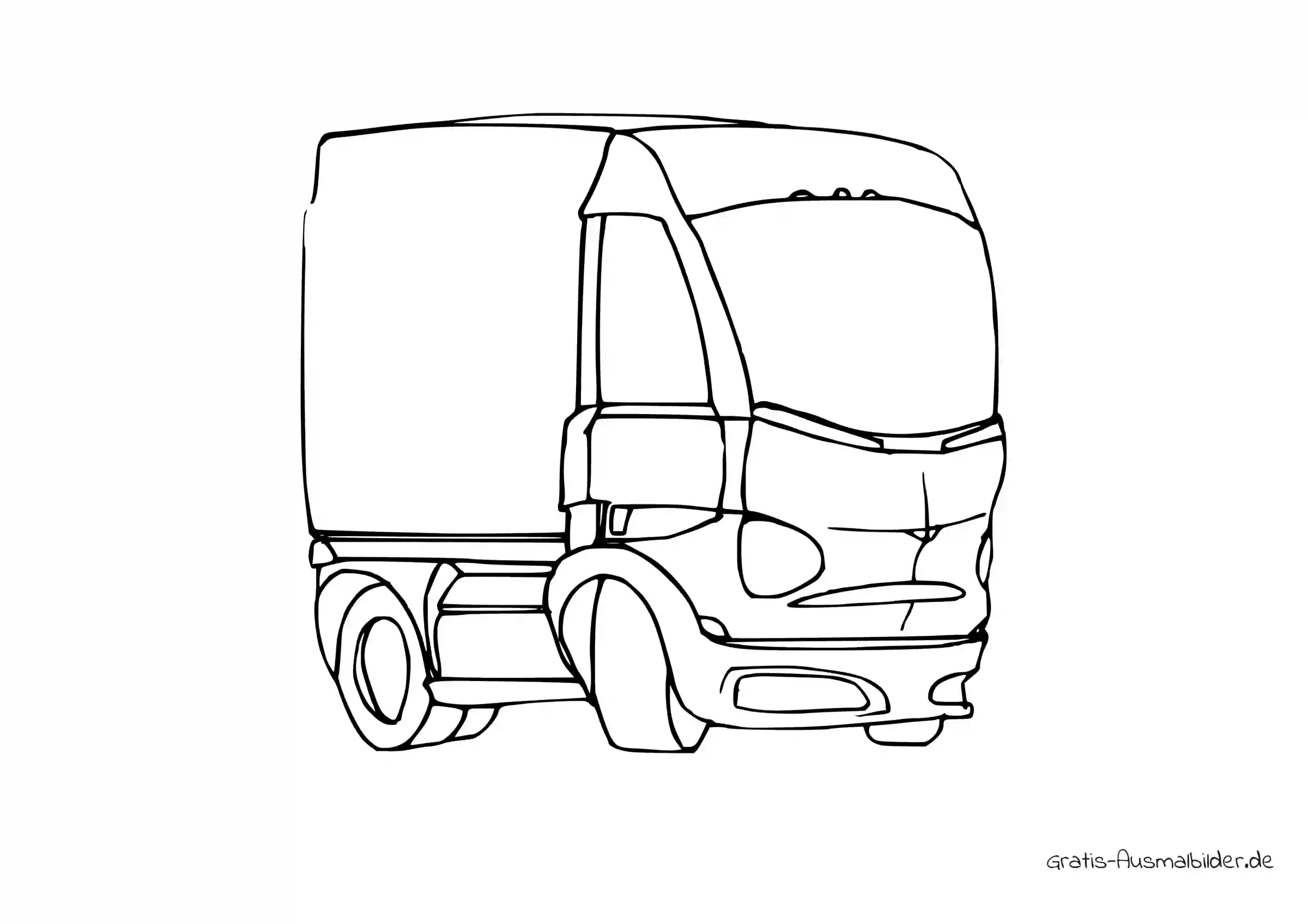Ausmalbild LKW in einer Kurve - Kostenlose Malvorlagen bei Gratis ... Ausmalbild LKW in einer Kurve - Kostenlose Malvorlagen bei Gratis ...
